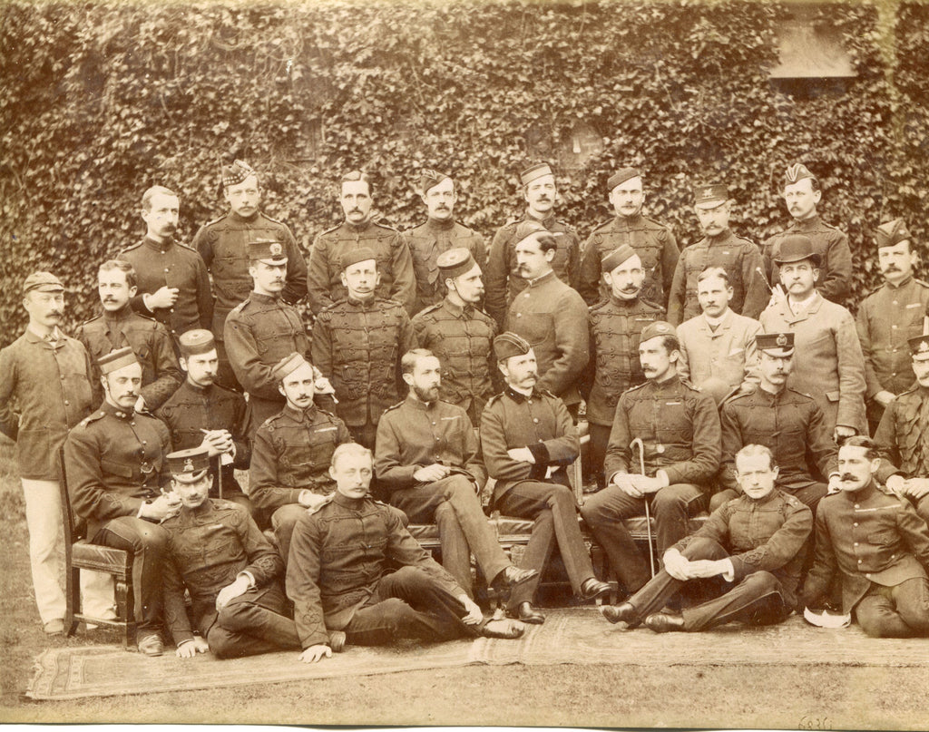 Original Victorian Photograph - Group of Officers in Uniform, c. 1890 ...