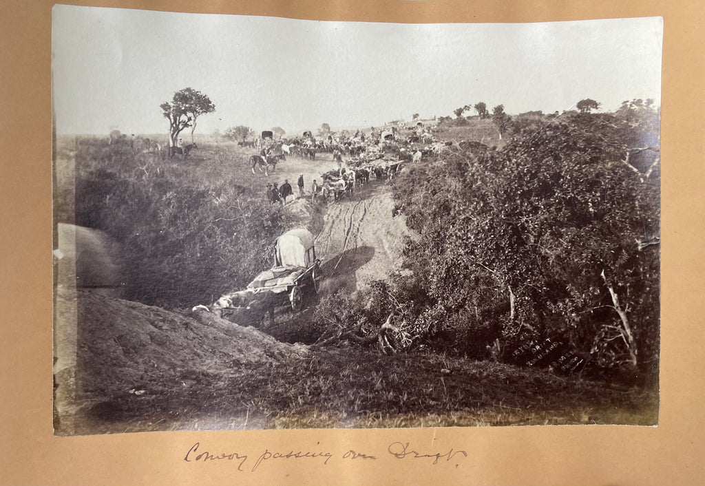 ORIGINAL PHOTOGRAPH OF A BRITISH COLUMN CROSSING A DRIFT, 1879 – Ian ...