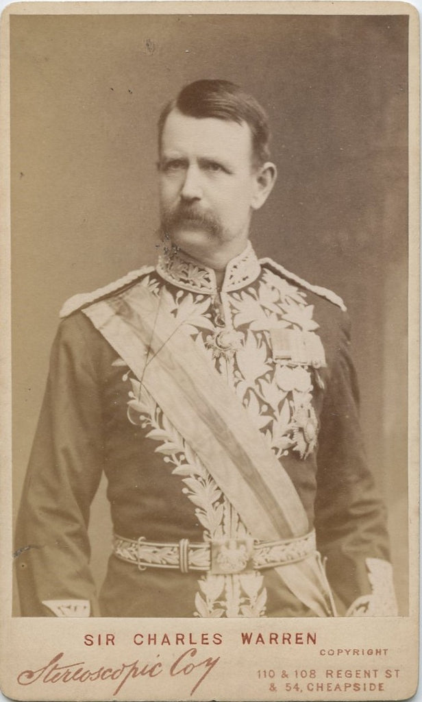 Original Carte de Visite Photograph - Sir Charles Warren – Ian Knight's ...