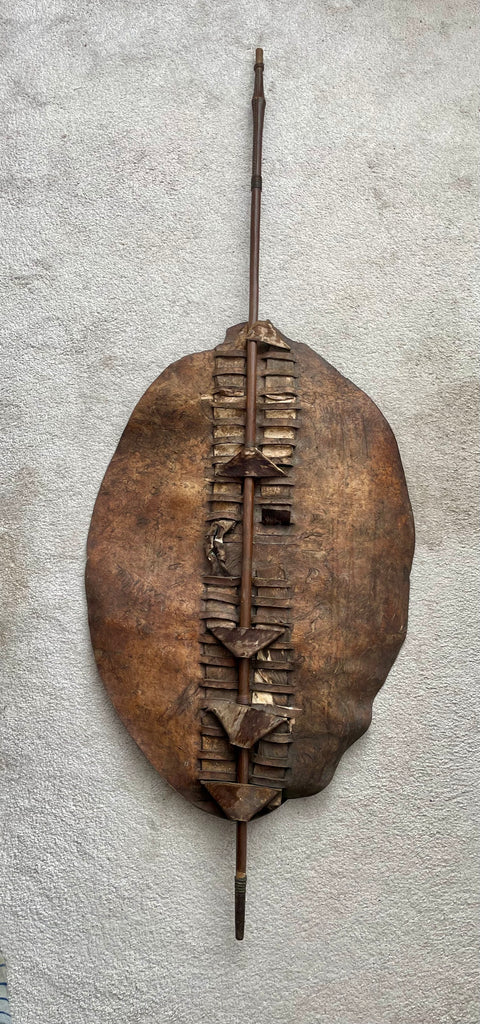 INTERESTING 19TH CENTURY ZULU WAR-SHIELD - 30 x 22 ins – Ian Knight's ...
