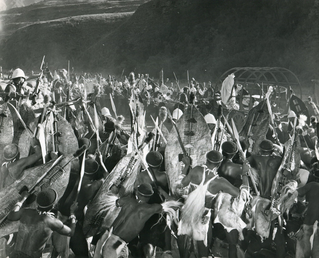 Black & White Press Still from 'ZULU' - Final Attack Scene – Ian Knight ...